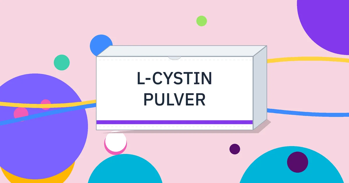 Symbolbild: Packung mit der Aufschrift L-CYSTIN PULVER (PZN 01004164) – Verfügbarkeit und Bezug in Apotheken in Frankfurt am Main