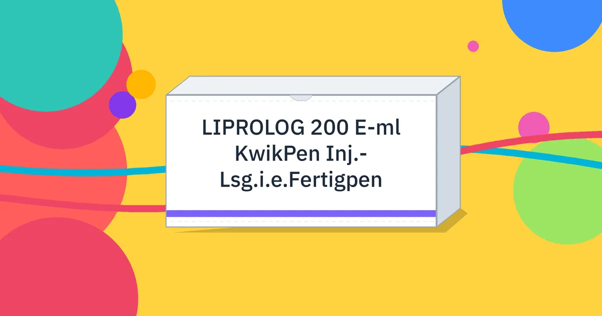 Symbolbild: Packung mit der Aufschrift LIPROLOG 200 E-ml KwikPen Inj.-Lsg.i.e.Fertigpen (PZN 10837383) – Verfügbarkeit und Bezug in Apotheken in Frankfurt am Main