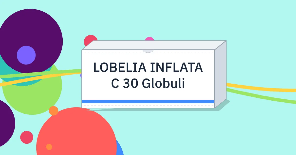 Symbolbild: Packung mit der Aufschrift LOBELIA INFLATA C 30 Globuli (PZN 04224883) – Verfügbarkeit und Bezug in Apotheken in Frankfurt am Main