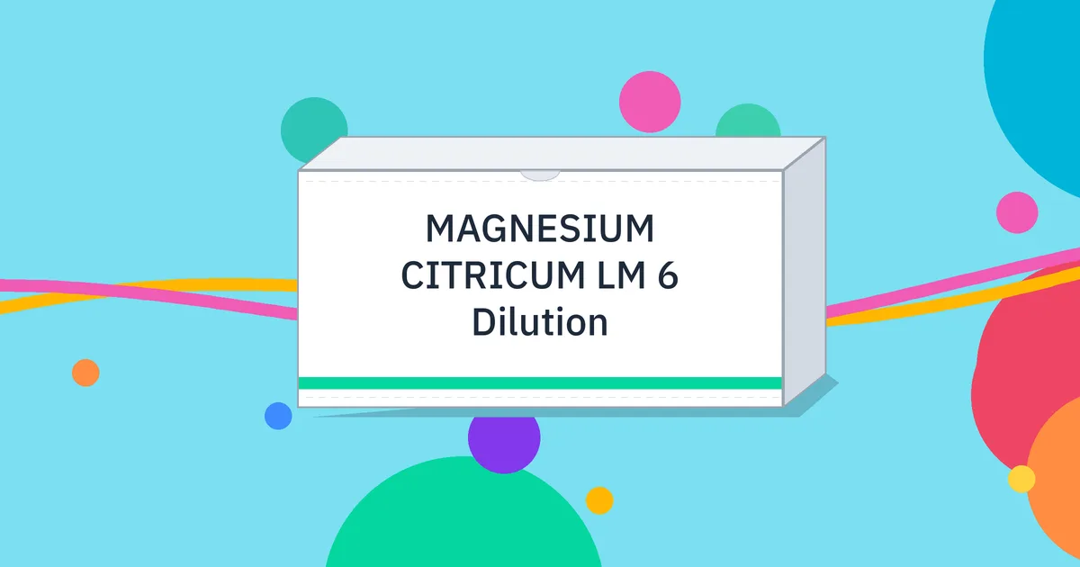 Symbolbild: Packung mit der Aufschrift MAGNESIUM CITRICUM LM 6 Dilution (PZN 13764615) – Verfügbarkeit und Bezug in Apotheken in Frankfurt am Main