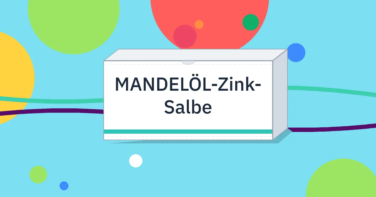 Symbolbild: Packung mit der Aufschrift MANDELÖL-Zink-Salbe (PZN 18682158) – Verfügbarkeit und Bezug in Apotheken in Frankfurt am Main