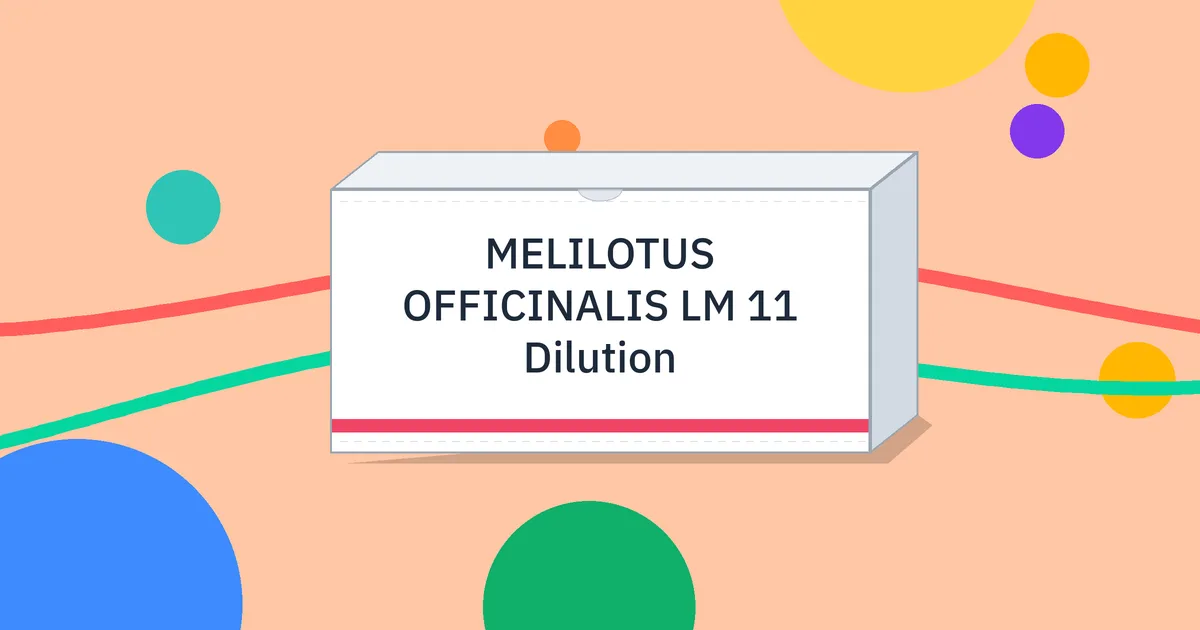 Symbolbild: Packung mit der Aufschrift MELILOTUS OFFICINALIS LM 11 Dilution (PZN 13602829) – Verfügbarkeit und Bezug in Apotheken in Frankfurt am Main