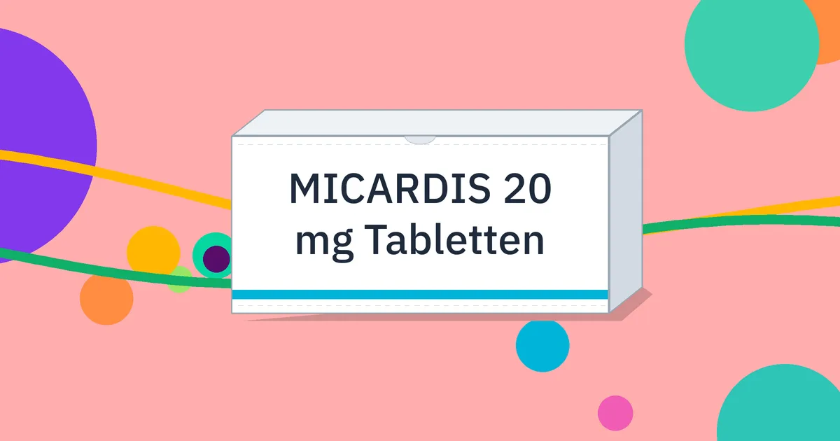 Symbolbild: Packung mit der Aufschrift MICARDIS 20 mg Tabletten (PZN 02227647) – Verfügbarkeit und Bezug in Apotheken in Frankfurt am Main