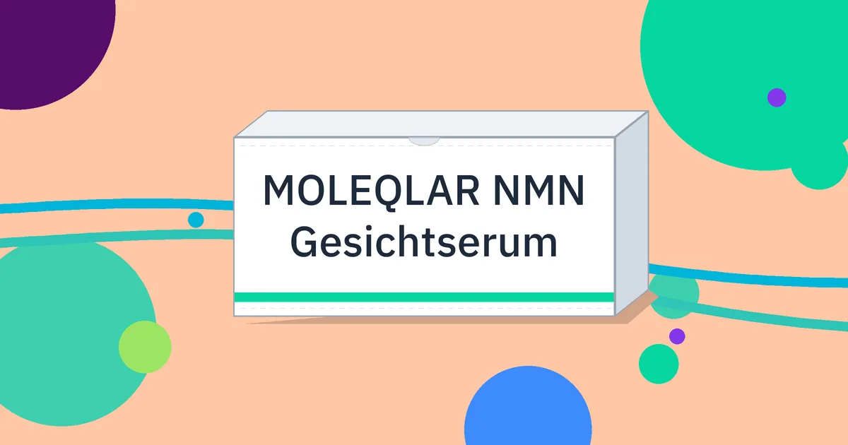 Symbolbild: Packung mit der Aufschrift MOLEQLAR NMN Gesichtserum (PZN 20584121) – Verfügbarkeit und Bezug in Apotheken in Frankfurt am Main