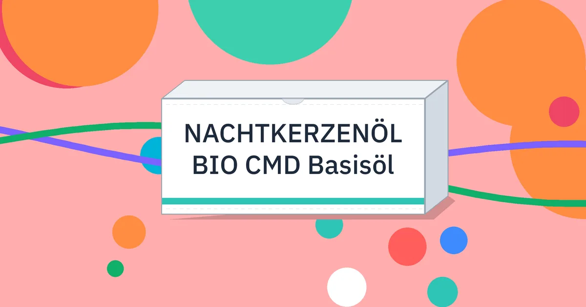 Symbolbild: Packung mit der Aufschrift NACHTKERZENÖL BIO CMD Basisöl (PZN 16122722) – Verfügbarkeit und Bezug in Apotheken in Frankfurt am Main