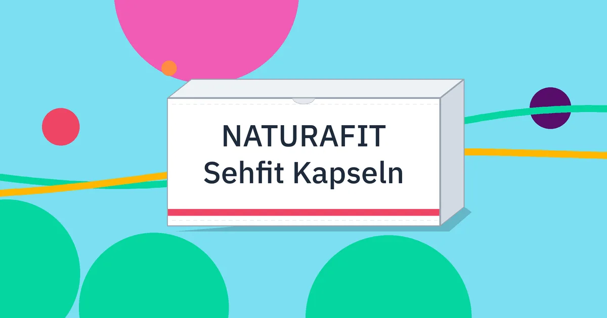 Symbolbild: Packung mit der Aufschrift NATURAFIT Sehfit Kapseln (PZN 08448131) – Verfügbarkeit und Bezug in Apotheken in Frankfurt am Main