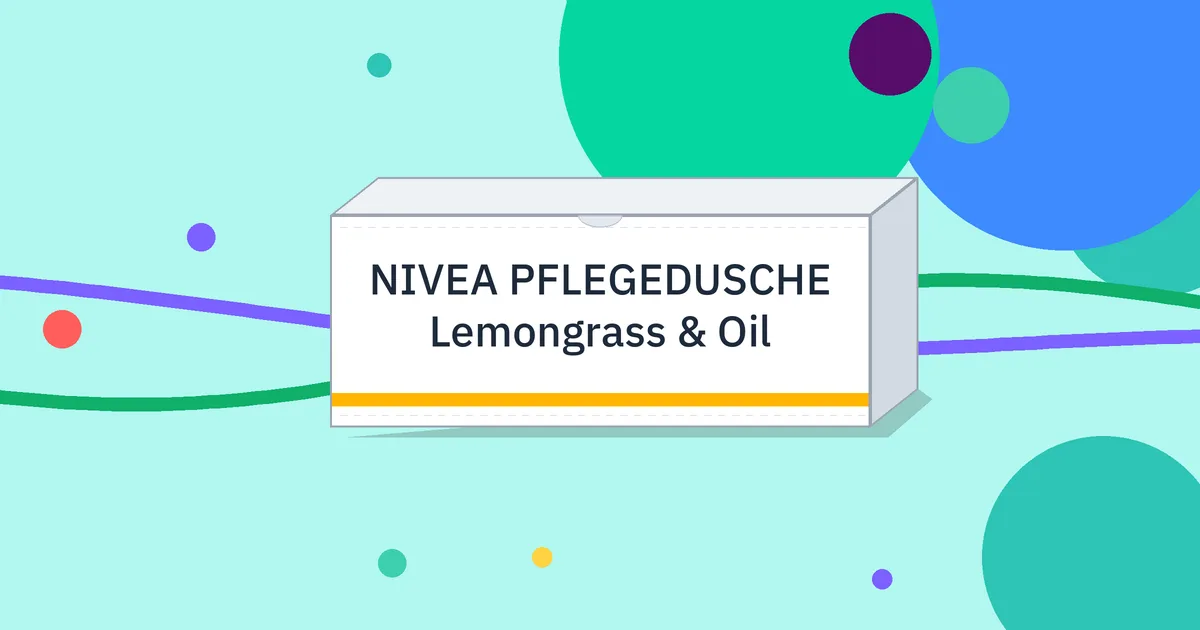 Symbolbild: Packung mit der Aufschrift NIVEA PFLEGEDUSCHE Lemongrass & Oil (PZN 20723083) – Verfügbarkeit und Bezug in Apotheken in Frankfurt am Main