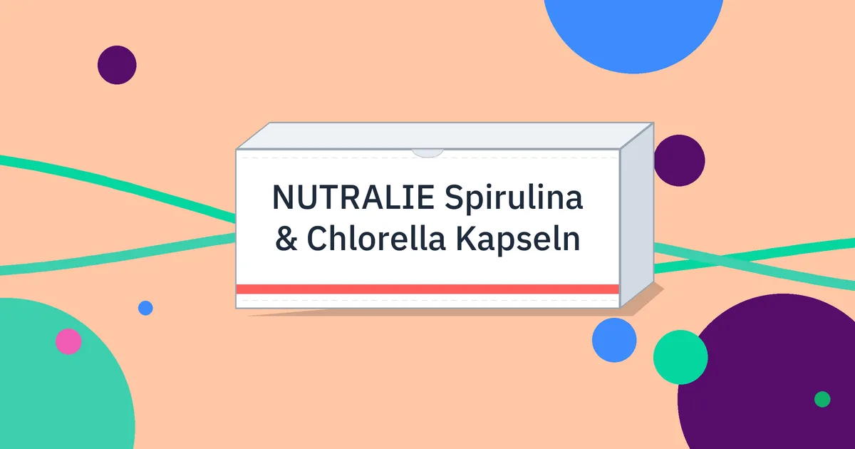Symbolbild: Packung mit der Aufschrift NUTRALIE Spirulina & Chlorella Kapseln (PZN 18408049) – Verfügbarkeit und Bezug in Apotheken in Frankfurt am Main
