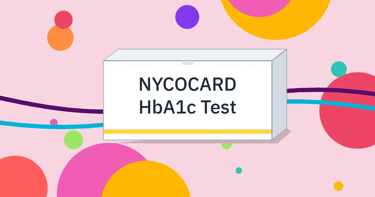 Symbolbild: Packung mit der Aufschrift NYCOCARD HbA1c Test (PZN 00796766) – Verfügbarkeit und Bezug in Apotheken in Frankfurt am Main