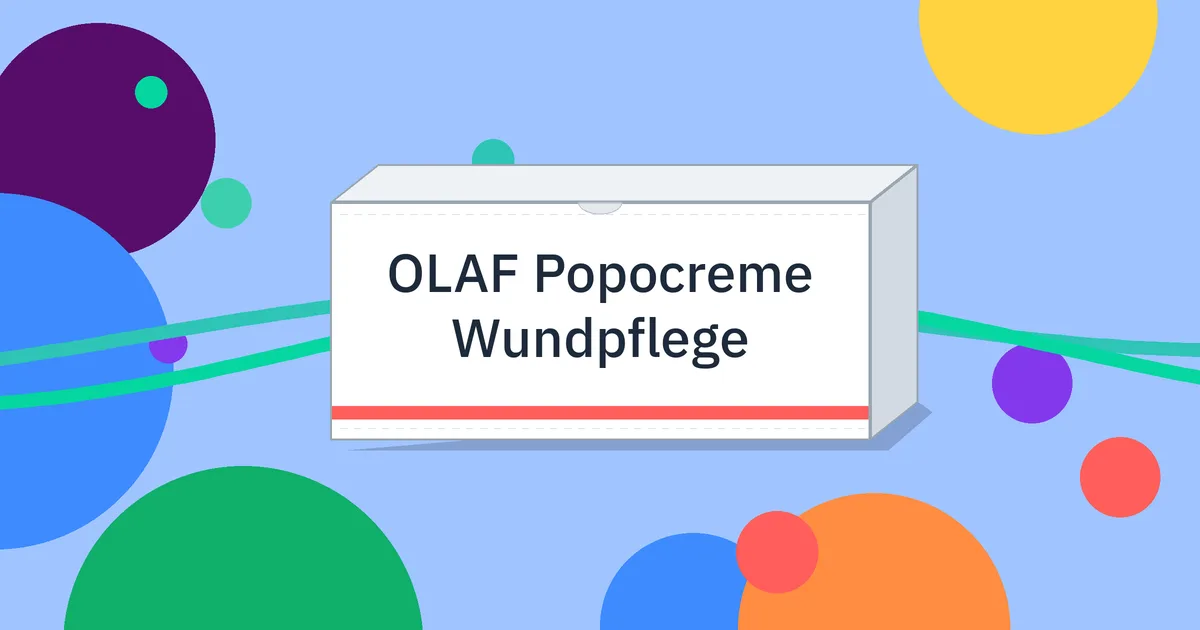 Symbolbild: Packung mit der Aufschrift OLAF Popocreme Wundpflege (PZN 20623269) – Verfügbarkeit und Bezug in Apotheken in Frankfurt am Main