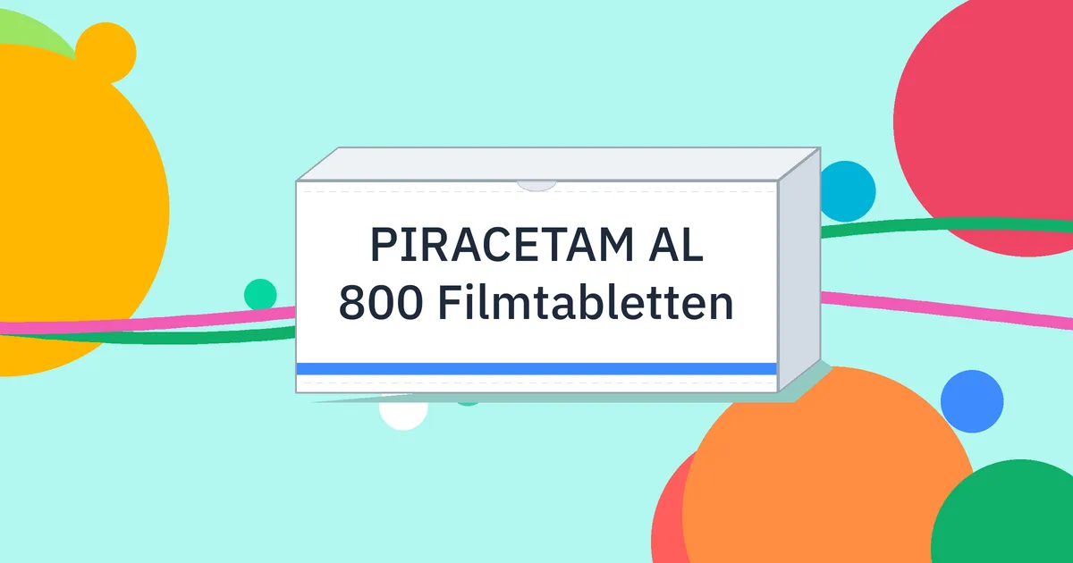 Symbolbild: Packung mit der Aufschrift PIRACETAM AL 800 Filmtabletten (PZN 10261718) – Verfügbarkeit und Bezug in Apotheken in Frankfurt am Main