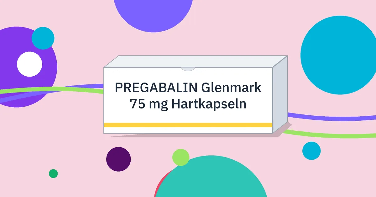 Symbolbild: Packung mit der Aufschrift PREGABALIN Glenmark 75 mg Hartkapseln (PZN 17536957) – Verfügbarkeit und Bezug in Apotheken in Frankfurt am Main