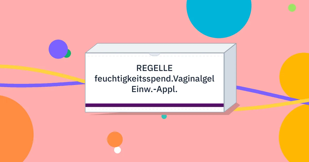 Symbolbild: Packung mit der Aufschrift REGELLE feuchtigkeitsspend.Vaginalgel Einw.-Appl. (PZN 03774423) – Verfügbarkeit und Bezug in Apotheken in Frankfurt am Main