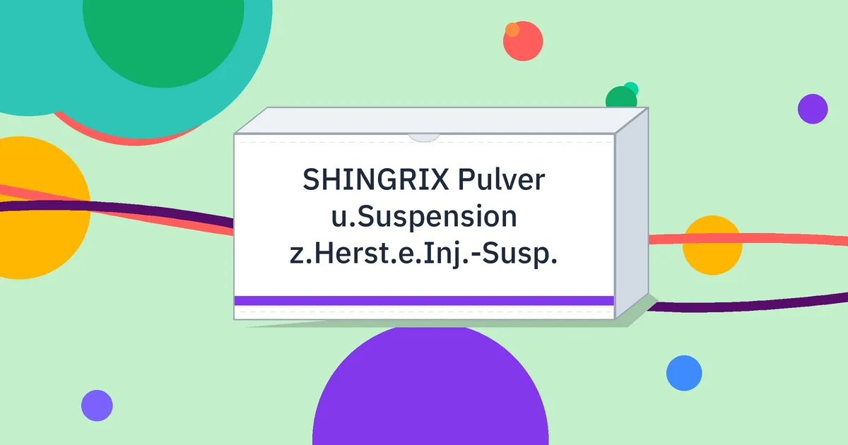 Symbolbild: Packung mit der Aufschrift SHINGRIX Pulver u.Suspension z.Herst.e.Inj.-Susp. (PZN 13715870) – Verfügbarkeit und Bezug in Apotheken in Frankfurt am Main