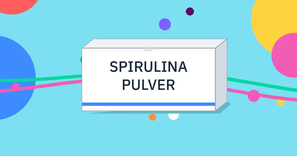 Symbolbild: Packung mit der Aufschrift SPIRULINA PULVER (PZN 00575485) – Verfügbarkeit und Bezug in Apotheken in Frankfurt am Main