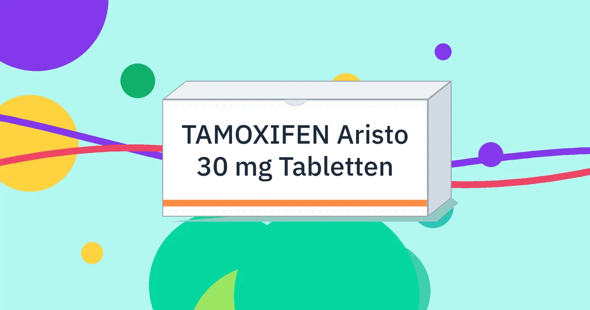 Symbolbild: Packung mit der Aufschrift TAMOXIFEN Aristo 30 mg Tabletten (PZN 10410495) – Verfügbarkeit und Bezug in Apotheken in Frankfurt am Main