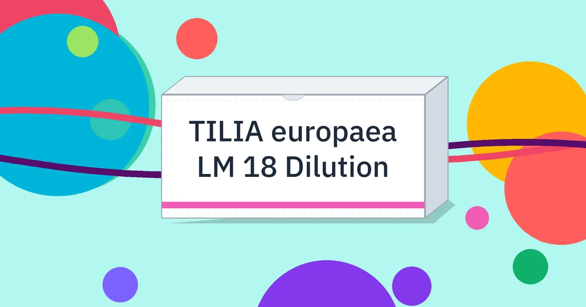 Symbolbild: Packung mit der Aufschrift TILIA europaea LM 18 Dilution (PZN 13223931) – Verfügbarkeit und Bezug in Apotheken in Frankfurt am Main