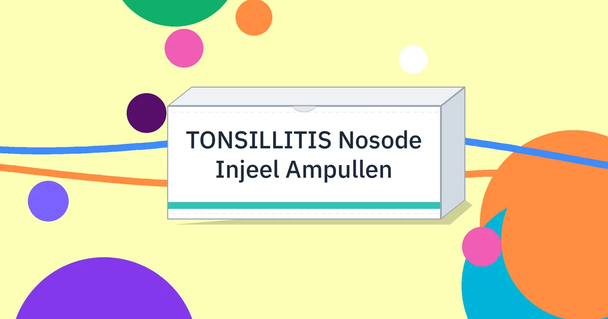 Symbolbild: Packung mit der Aufschrift TONSILLITIS Nosode Injeel Ampullen (PZN 01034544) – Verfügbarkeit und Bezug in Apotheken in Frankfurt am Main