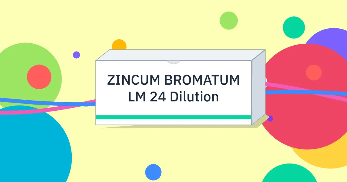 Symbolbild: Packung mit der Aufschrift ZINCUM BROMATUM LM 24 Dilution (PZN 13291677) – Verfügbarkeit und Bezug in Apotheken in Frankfurt am Main