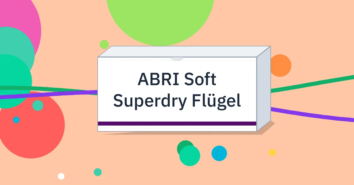 Symbolbild: Packung mit der Aufschrift ABRI Soft Superdry Flügel (PZN 03315684) – Verfügbarkeit und Bezug in Apotheken in Frankfurt am Main