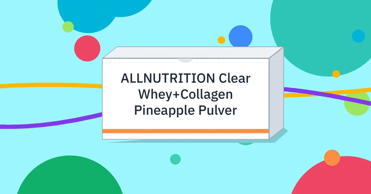 Symbolbild: Packung mit der Aufschrift ALLNUTRITION Clear Whey+Collagen Pineapple Pulver (PZN 20694312) – Verfügbarkeit und Bezug in Apotheken in Frankfurt am Main