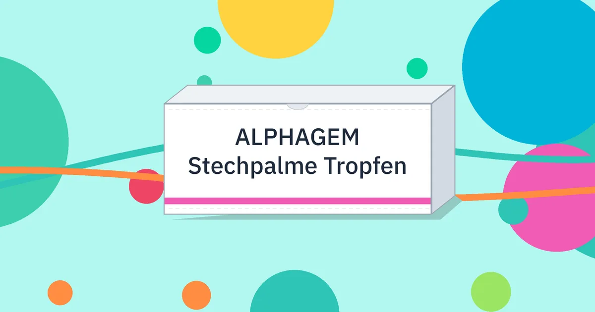 Symbolbild: Packung mit der Aufschrift ALPHAGEM Stechpalme Tropfen (PZN 20298102) – Verfügbarkeit und Bezug in Apotheken in Frankfurt am Main