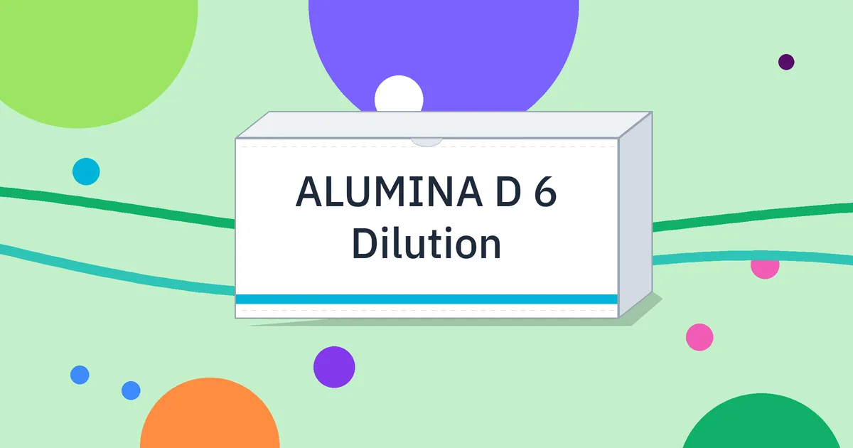 Symbolbild: Packung mit der Aufschrift ALUMINA D 6 Dilution (PZN 02892801) – Verfügbarkeit und Bezug in Apotheken in Frankfurt am Main