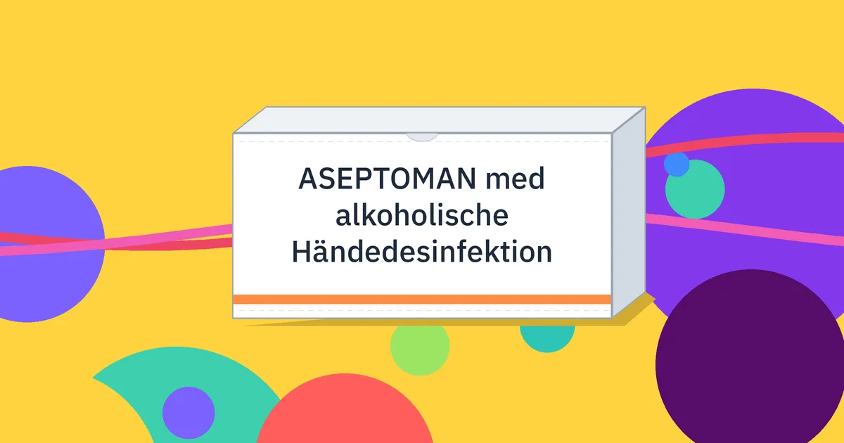 Symbolbild: Packung mit der Aufschrift ASEPTOMAN med alkoholische Händedesinfektion (PZN 20228515) – Verfügbarkeit und Bezug in Apotheken in Frankfurt am Main