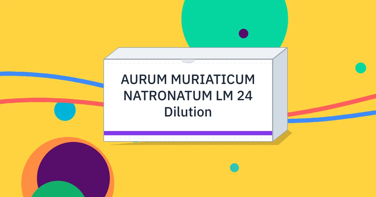Symbolbild: Packung mit der Aufschrift AURUM MURIATICUM NATRONATUM LM 24 Dilution (PZN 09429897) – Verfügbarkeit und Bezug in Apotheken in Frankfurt am Main