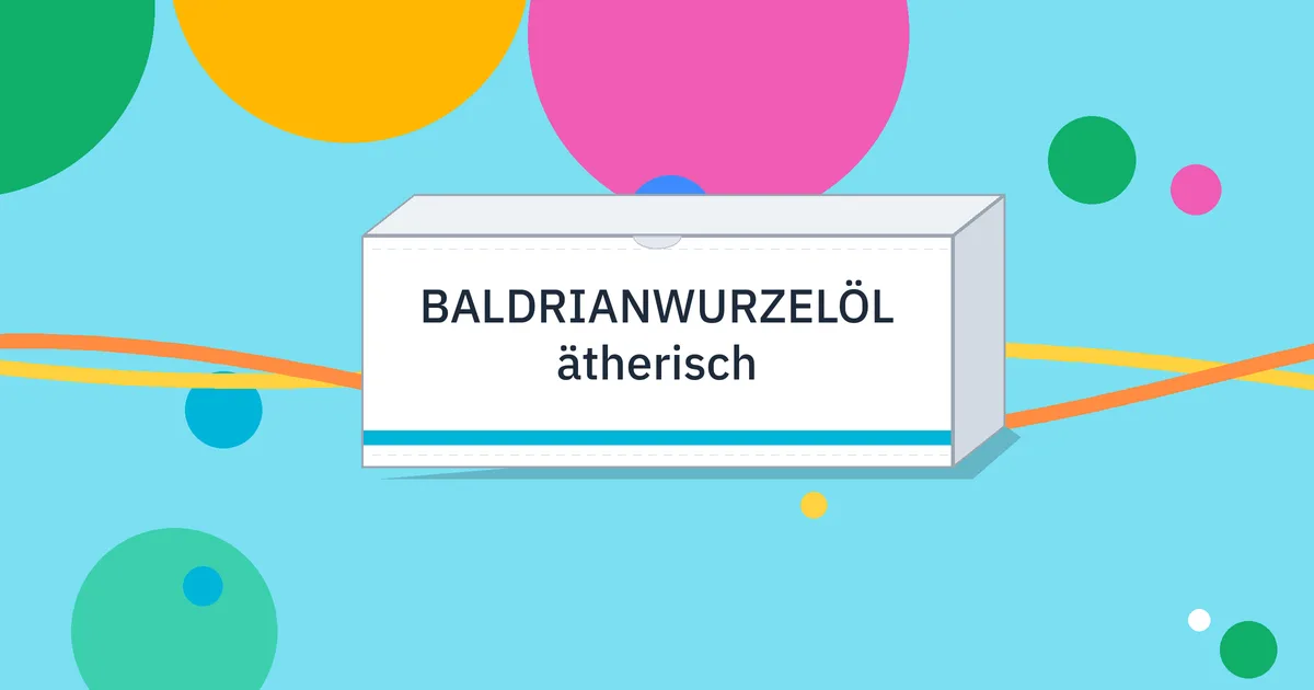 Symbolbild: Packung mit der Aufschrift BALDRIANWURZELÖL ätherisch (PZN 17157160) – Verfügbarkeit und Bezug in Apotheken in Frankfurt am Main