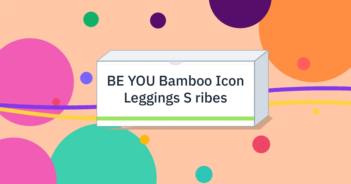 Symbolbild: Packung mit der Aufschrift BE YOU Bamboo Icon Leggings S ribes (PZN 20289468) – Verfügbarkeit und Bezug in Apotheken in Frankfurt am Main