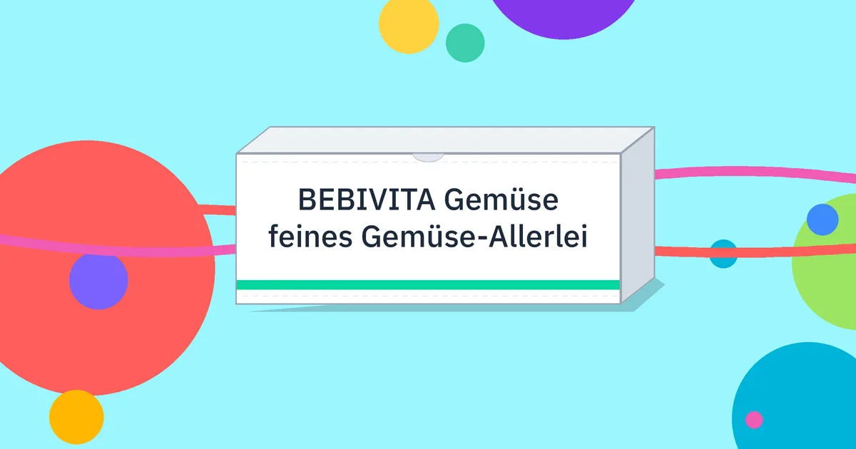 Symbolbild: Packung mit der Aufschrift BEBIVITA Gemüse feines Gemüse-Allerlei (PZN 16935974) – Verfügbarkeit und Bezug in Apotheken in Frankfurt am Main