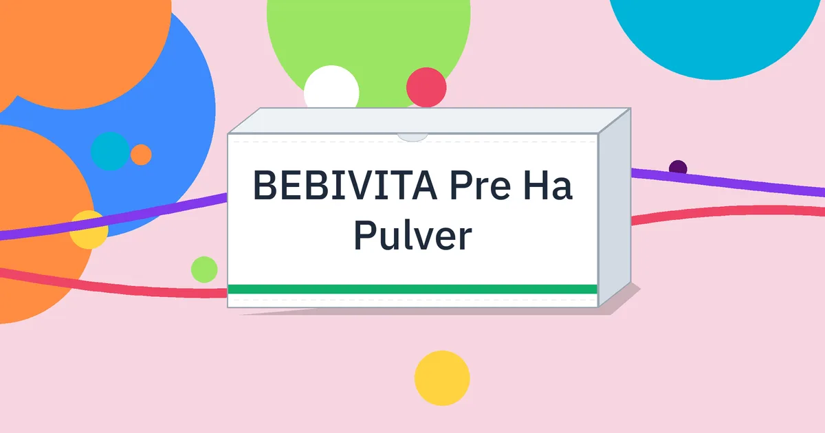 Symbolbild: Packung mit der Aufschrift BEBIVITA Pre Ha Pulver (PZN 09096266) – Verfügbarkeit und Bezug in Apotheken in Frankfurt am Main