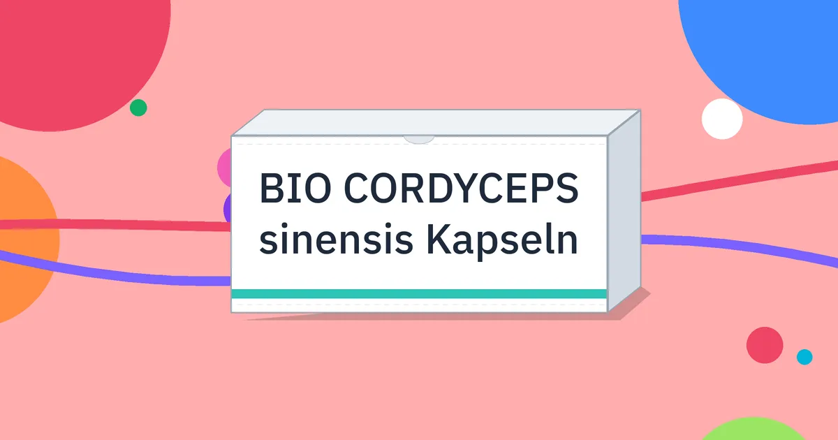 Symbolbild: Packung mit der Aufschrift BIO CORDYCEPS sinensis Kapseln (PZN 18789100) – Verfügbarkeit und Bezug in Apotheken in Frankfurt am Main