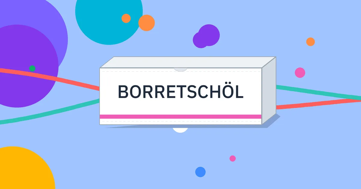 Symbolbild: Packung mit der Aufschrift BORRETSCHÖL (PZN 03890359) – Verfügbarkeit und Bezug in Apotheken in Frankfurt am Main