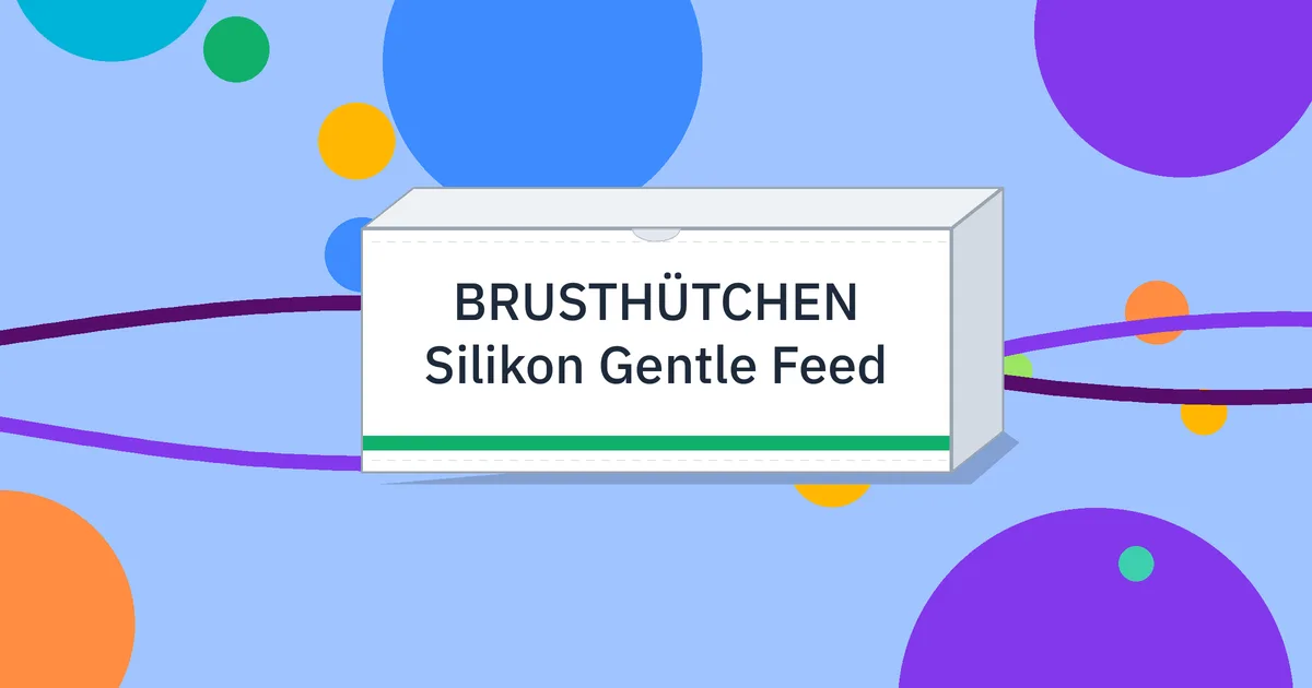 Symbolbild: Packung mit der Aufschrift BRUSTHÜTCHEN Silikon Gentle Feed (PZN 07486543) – Verfügbarkeit und Bezug in Apotheken in Frankfurt am Main