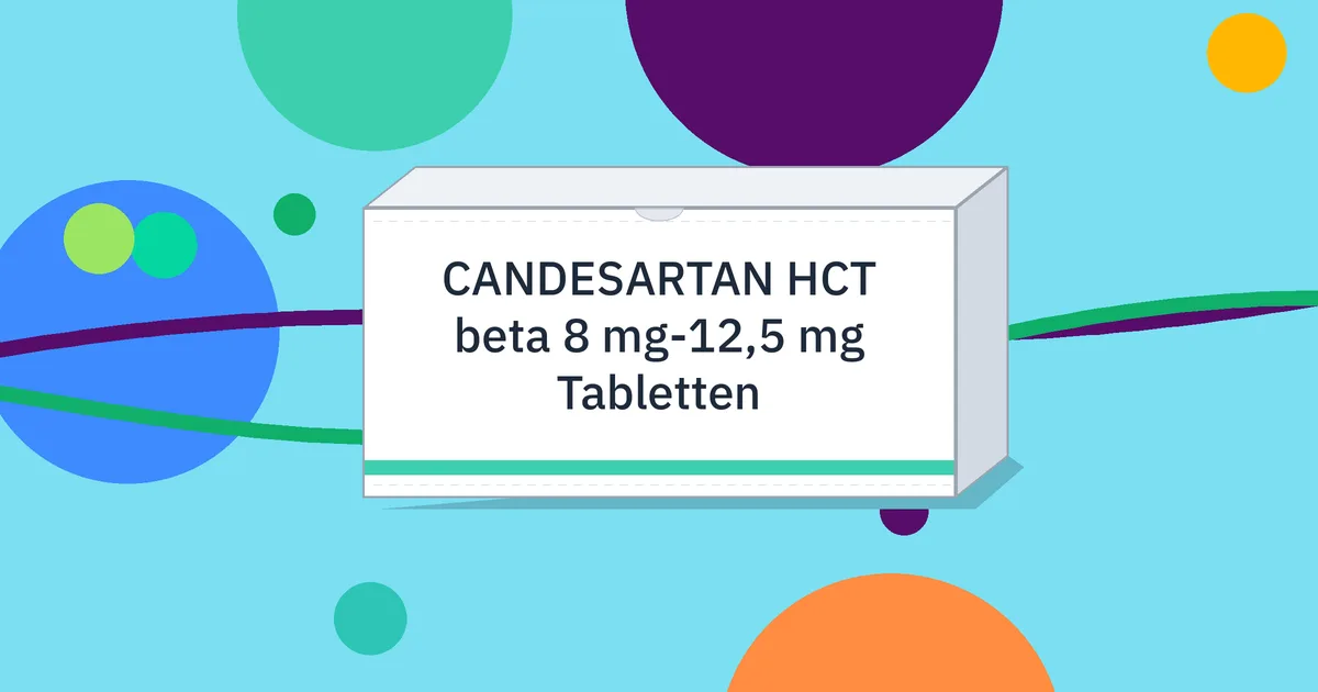 Symbolbild: Packung mit der Aufschrift CANDESARTAN HCT beta 8 mg-12,5 mg Tabletten (PZN 19211165) – Verfügbarkeit und Bezug in Apotheken in Frankfurt am Main
