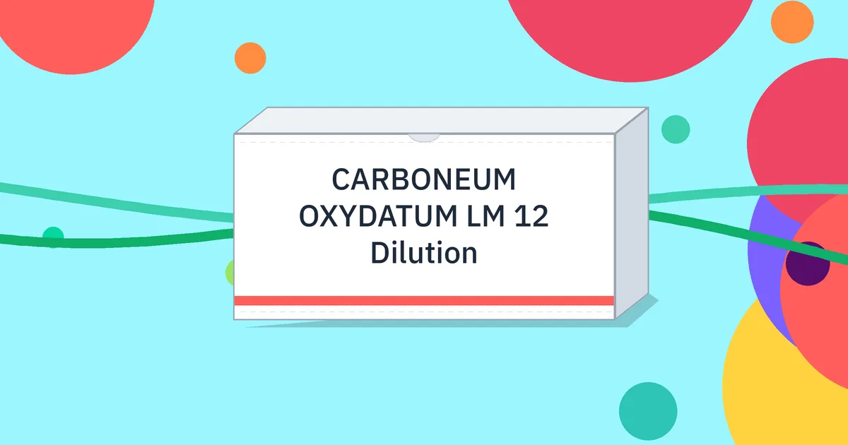 Symbolbild: Packung mit der Aufschrift CARBONEUM OXYDATUM LM 12 Dilution (PZN 13428656) – Verfügbarkeit und Bezug in Apotheken in Frankfurt am Main