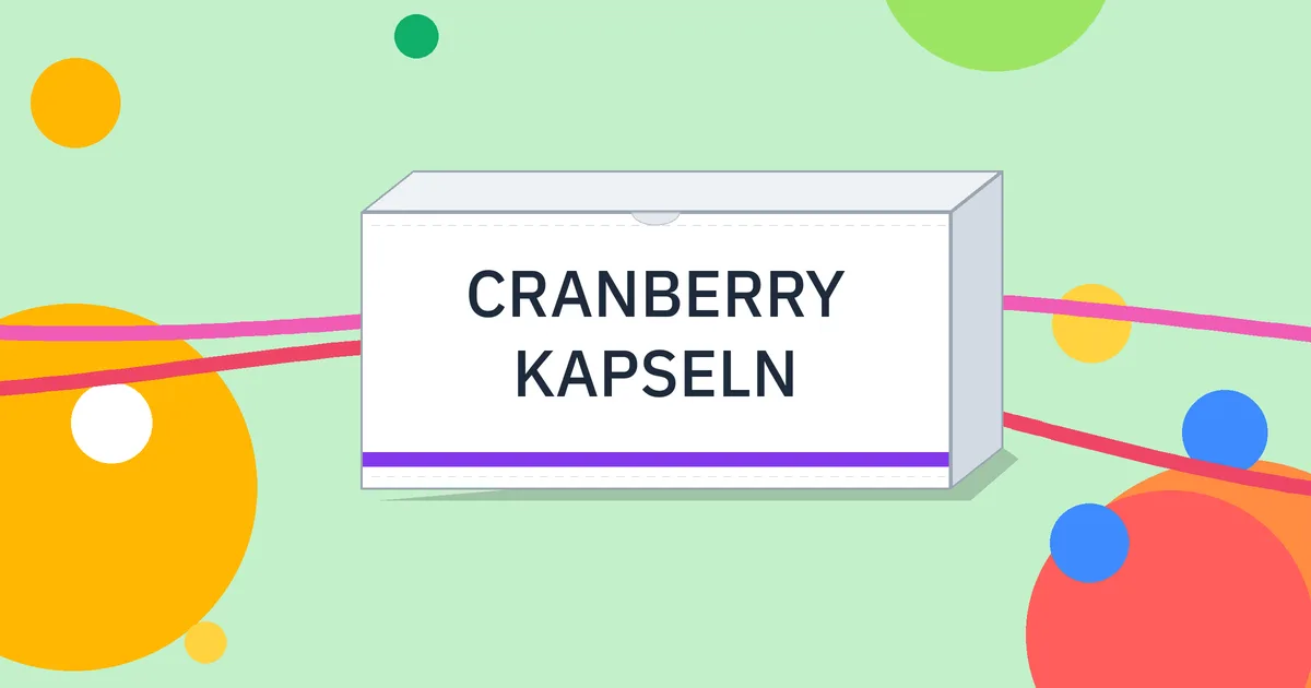 Symbolbild: Packung mit der Aufschrift CRANBERRY KAPSELN (PZN 16732426) – Verfügbarkeit und Bezug in Apotheken in Frankfurt am Main