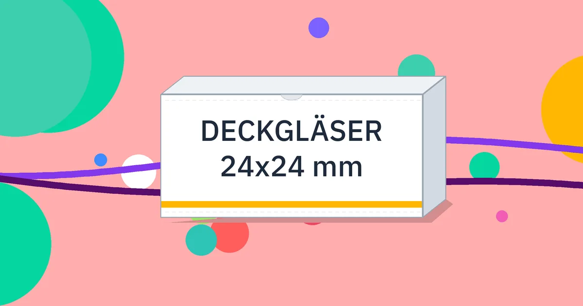Symbolbild: Packung mit der Aufschrift DECKGLÄSER 24x24 mm (PZN 04818660) – Verfügbarkeit und Bezug in Apotheken in Frankfurt am Main