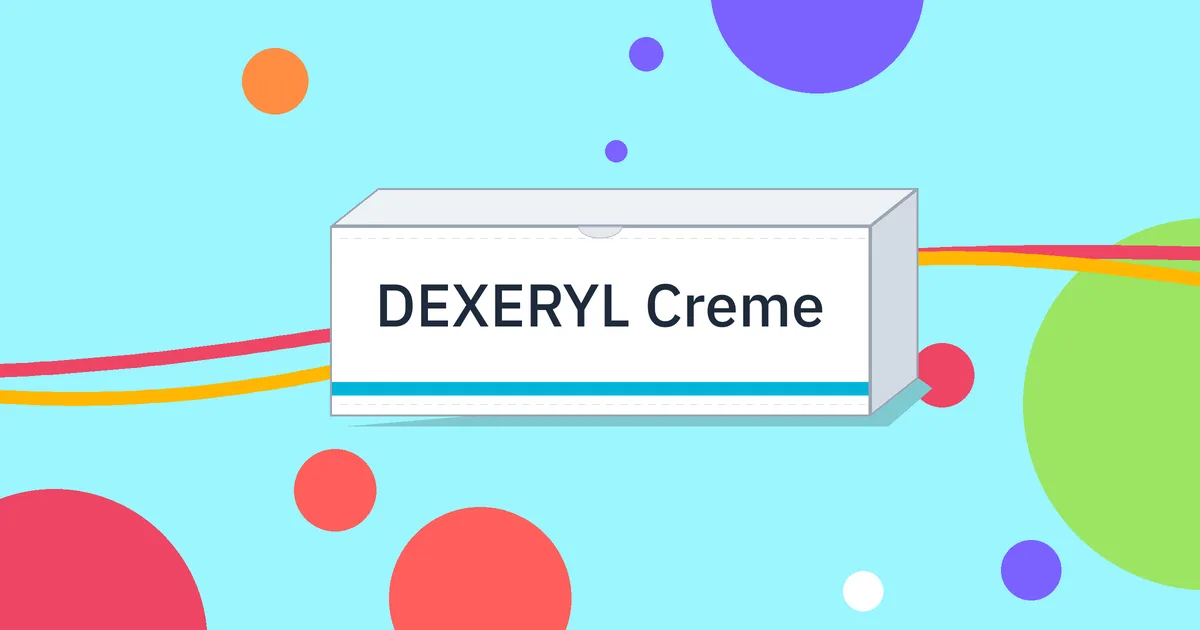 Symbolbild: Packung mit der Aufschrift DEXERYL Creme (PZN 04045212) – Verfügbarkeit und Bezug in Apotheken in Frankfurt am Main