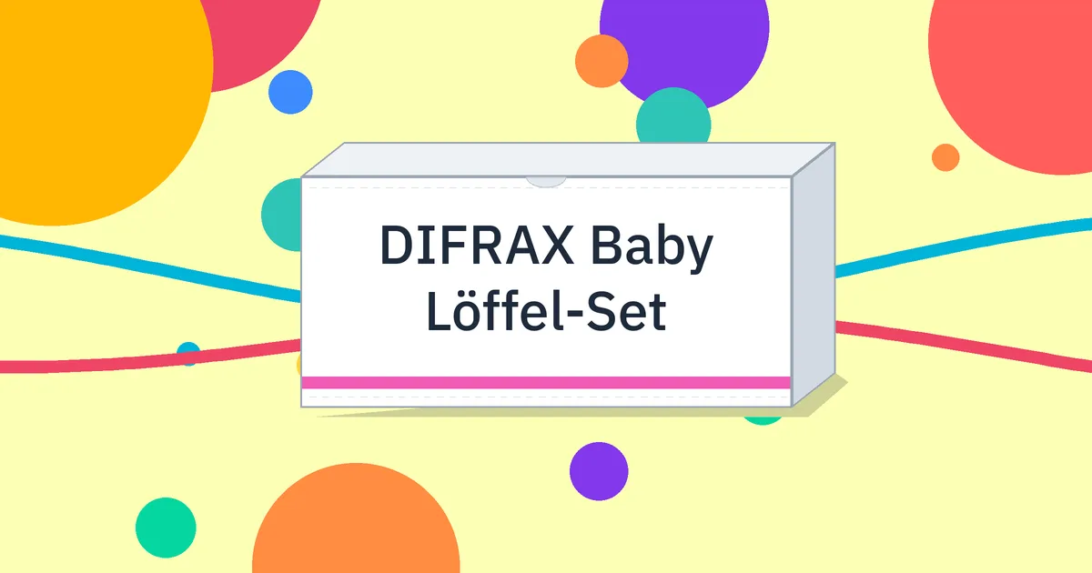 Symbolbild: Packung mit der Aufschrift DIFRAX Baby Löffel-Set (PZN 12518498) – Verfügbarkeit und Bezug in Apotheken in Frankfurt am Main