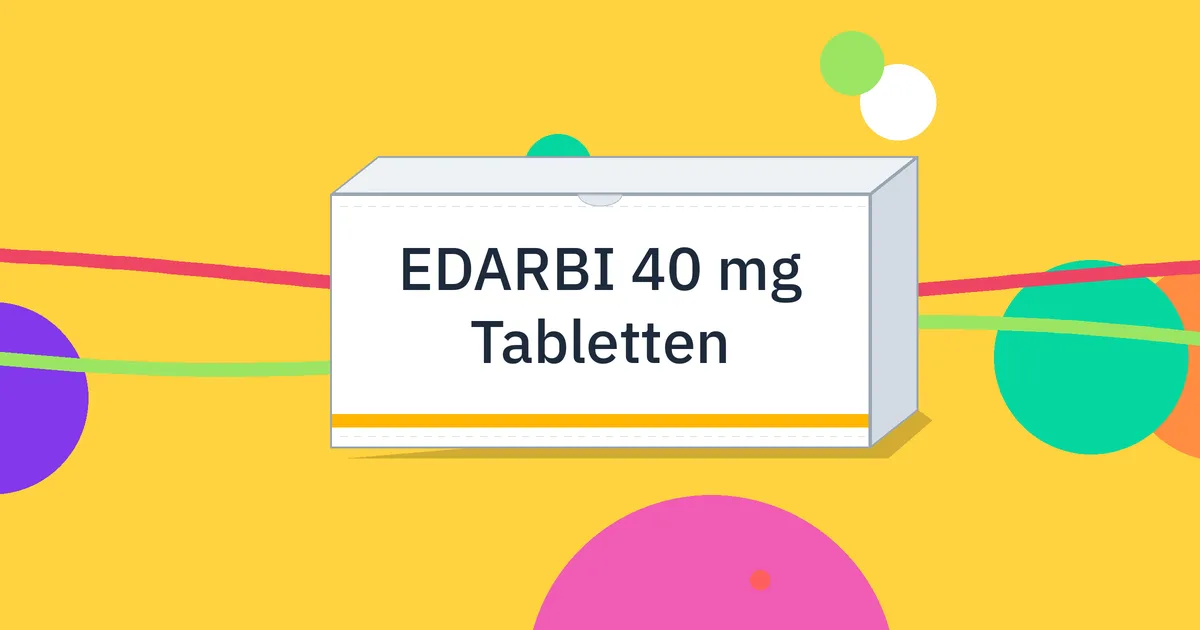 Symbolbild: Packung mit der Aufschrift EDARBI 40 mg Tabletten (PZN 09253027) – Verfügbarkeit und Bezug in Apotheken in Frankfurt am Main