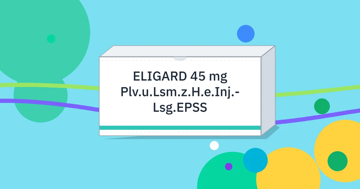 Symbolbild: Packung mit der Aufschrift ELIGARD 45 mg Plv.u.Lsm.z.H.e.Inj.-Lsg.EPSS (PZN 19381915) – Verfügbarkeit und Bezug in Apotheken in Frankfurt am Main