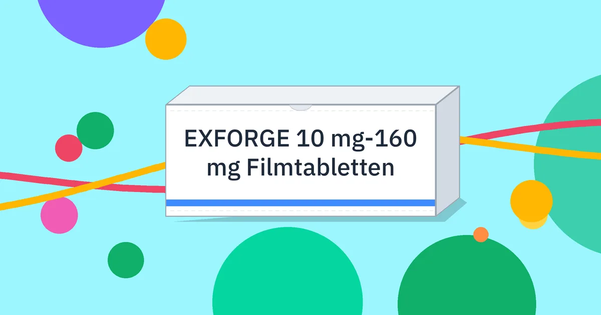 Symbolbild: Packung mit der Aufschrift EXFORGE 10 mg-160 mg Filmtabletten (PZN 11045951) – Verfügbarkeit und Bezug in Apotheken in Frankfurt am Main