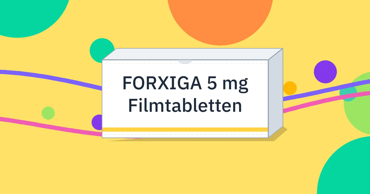 Symbolbild: Packung mit der Aufschrift FORXIGA 5 mg Filmtabletten (PZN 18329769) – Verfügbarkeit und Bezug in Apotheken in Frankfurt am Main