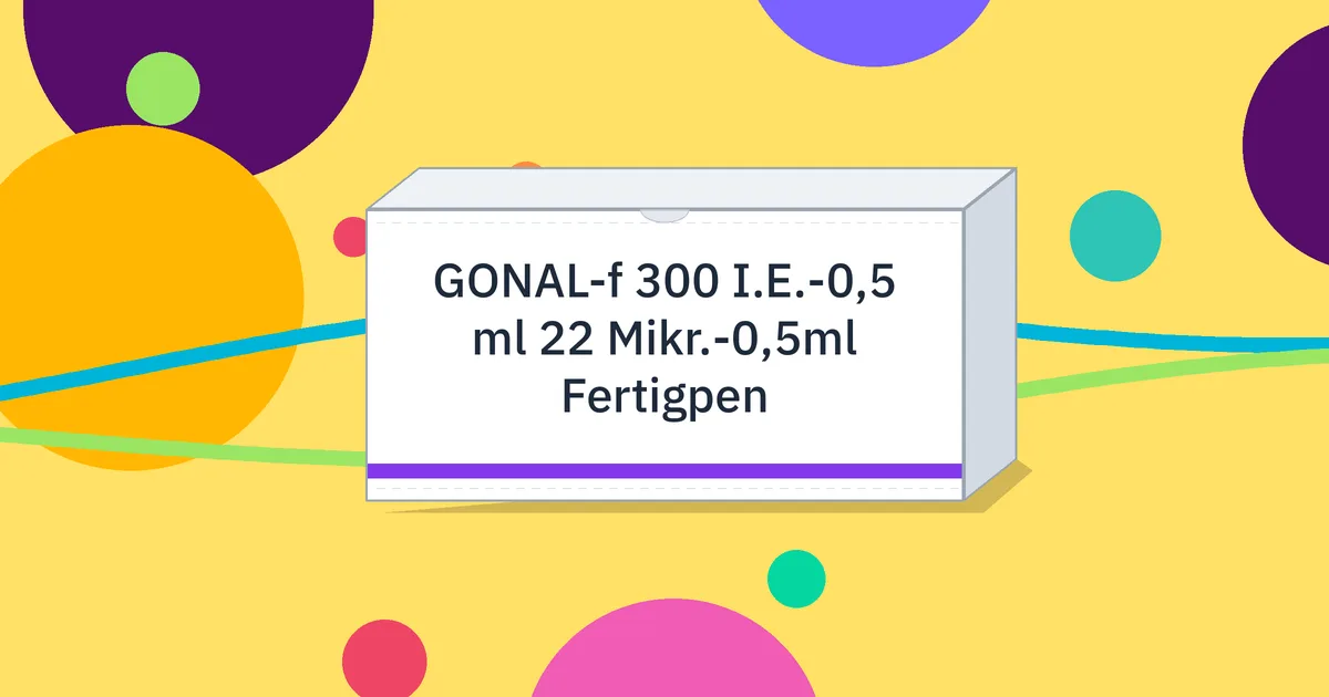 Symbolbild: Packung mit der Aufschrift GONAL-f 300 I.E.-0,5 ml 22 Mikr.-0,5ml Fertigpen (PZN 09750429) – Verfügbarkeit und Bezug in Apotheken in Frankfurt am Main