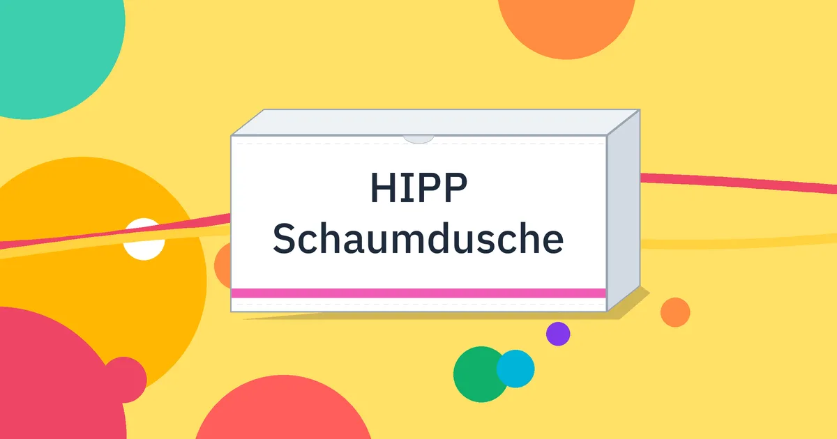 Symbolbild: Packung mit der Aufschrift HIPP Schaumdusche (PZN 20218043) – Verfügbarkeit und Bezug in Apotheken in Frankfurt am Main
