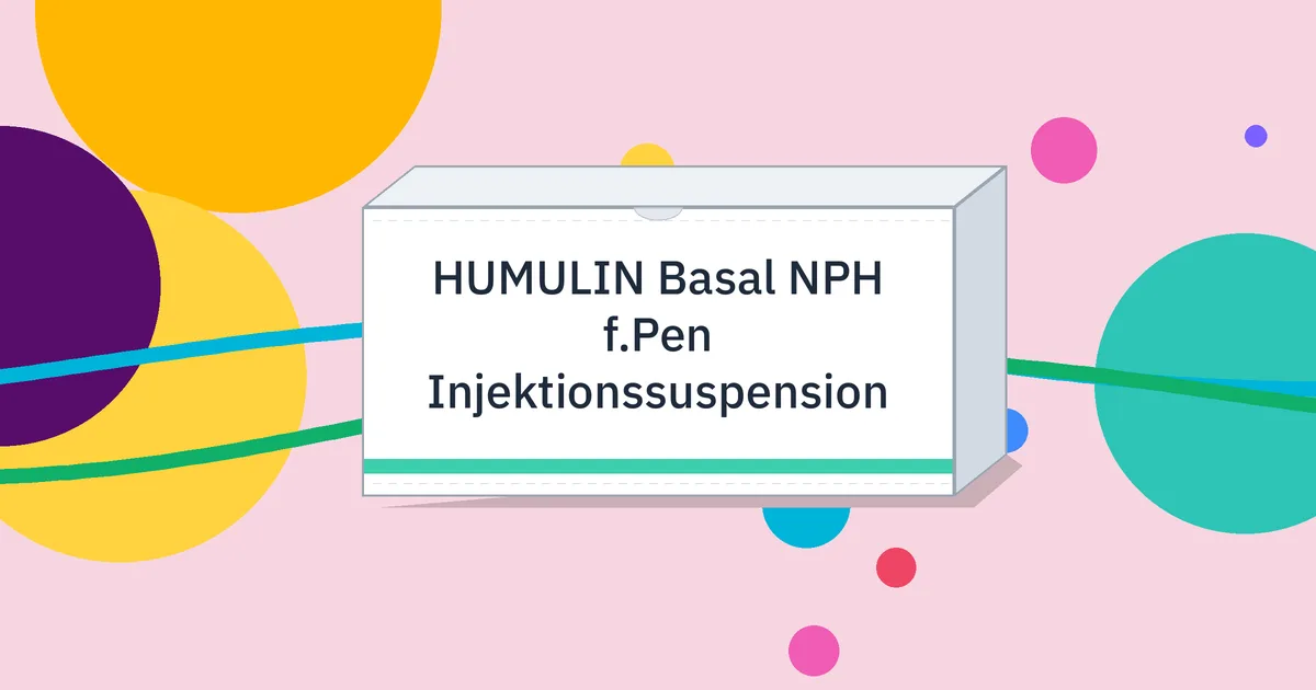 Symbolbild: Packung mit der Aufschrift HUMULIN Basal NPH f.Pen Injektionssuspension (PZN 02817604) – Verfügbarkeit und Bezug in Apotheken in Frankfurt am Main
