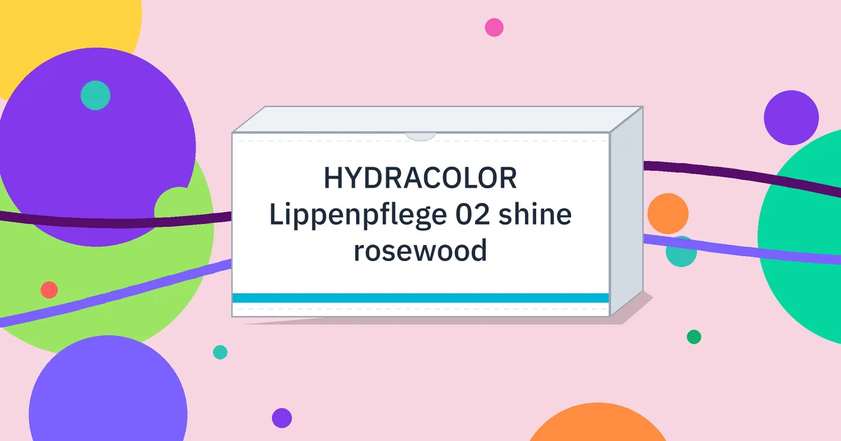 Symbolbild: Packung mit der Aufschrift HYDRACOLOR Lippenpflege 02 shine rosewood (PZN 20155354) – Verfügbarkeit und Bezug in Apotheken in Frankfurt am Main